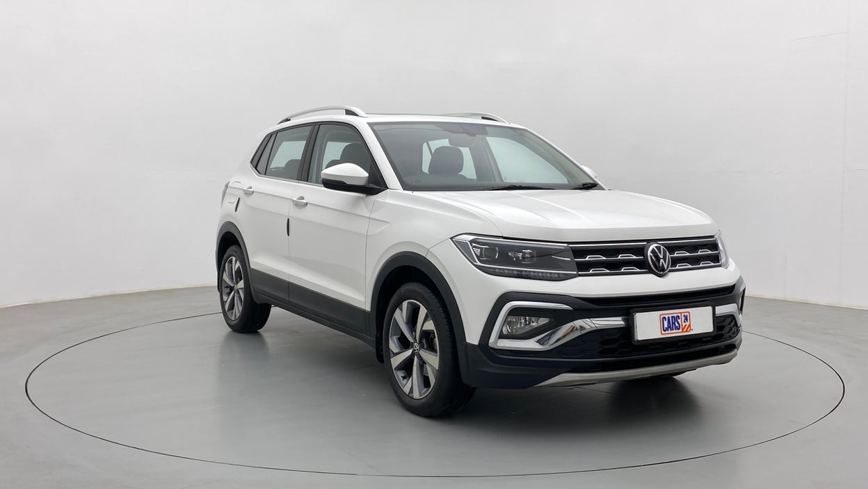 Buy Used 2022 Volkswagen TAIGUN TOPLINE 1.0 TSI MT MANUAL in Hyderabad ...